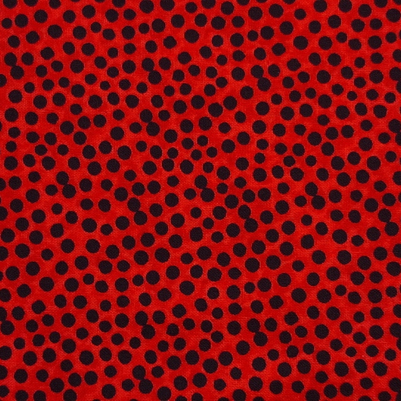 Red Black Dots - Etsy
