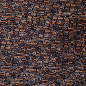 Flagstone Wall Brick Quilting Cotton Fabric Timeless Treasures ROW-C ...