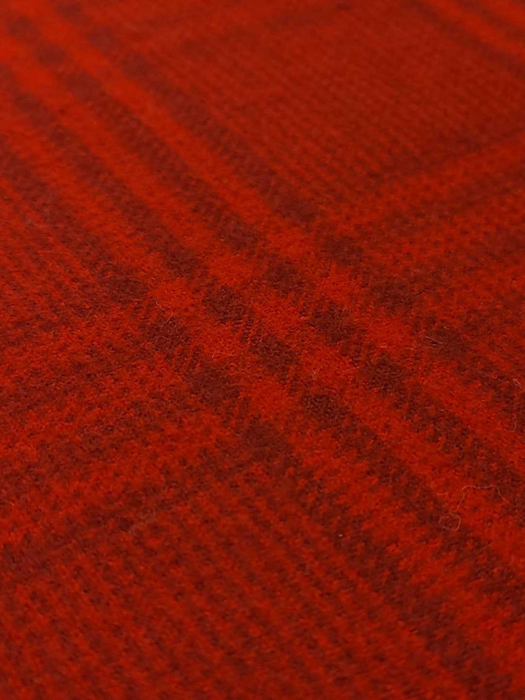 Plaid Red & Dark Red Cotton Flannel Fabric Marcus Fabrics - Etsy