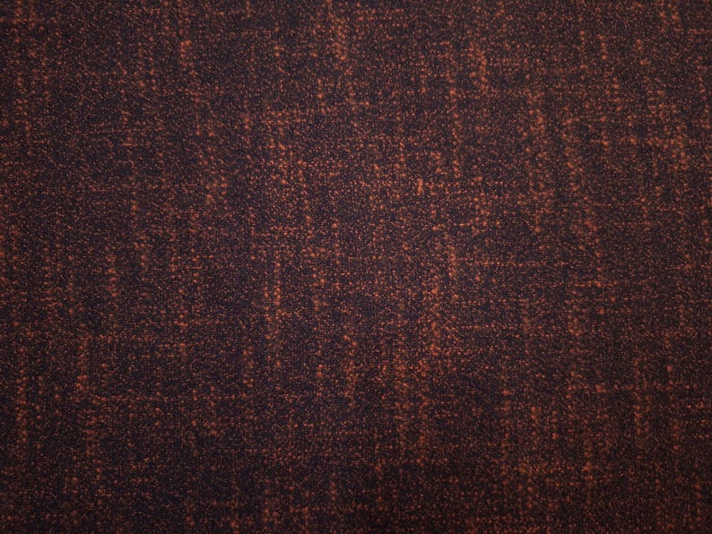 Orange & Black Tweed Cotton Flannel Fabric Marcus Fabrics Classic ...
