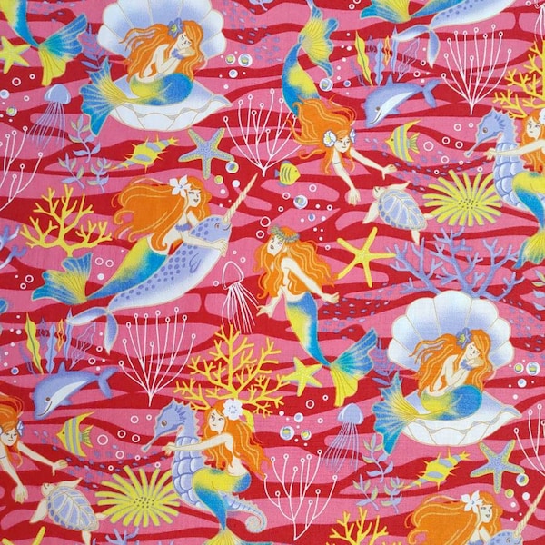 Mermaid Quilt Fabric - Etsy