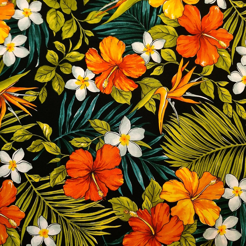 Hibiscus Quilt - Etsy
