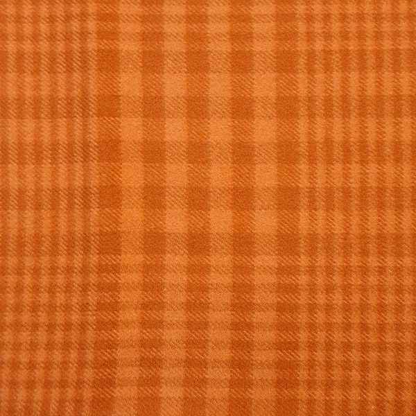 Orange Plaid Fabric - Etsy