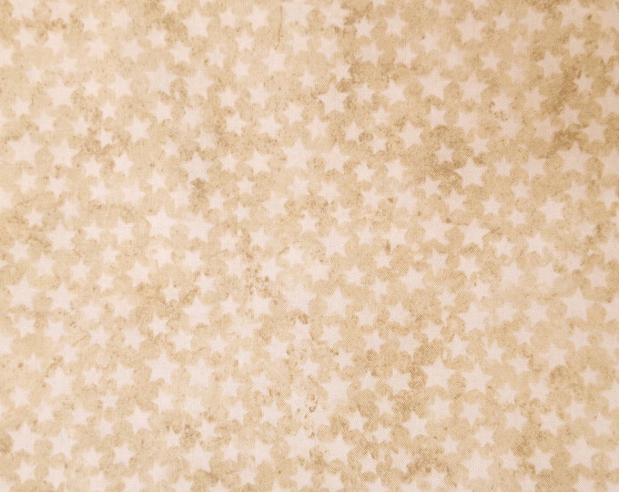 Tan Stars Quilting Cotton Fabric Stonehenge Stars and Stripes Northcott ...