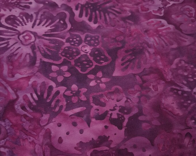 Batik Tropical Floral Cotton Fabric Timeless Treasures TONGA-B1778 ...