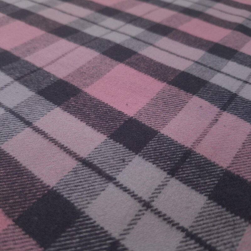 Pink Plaid Fabric - Etsy