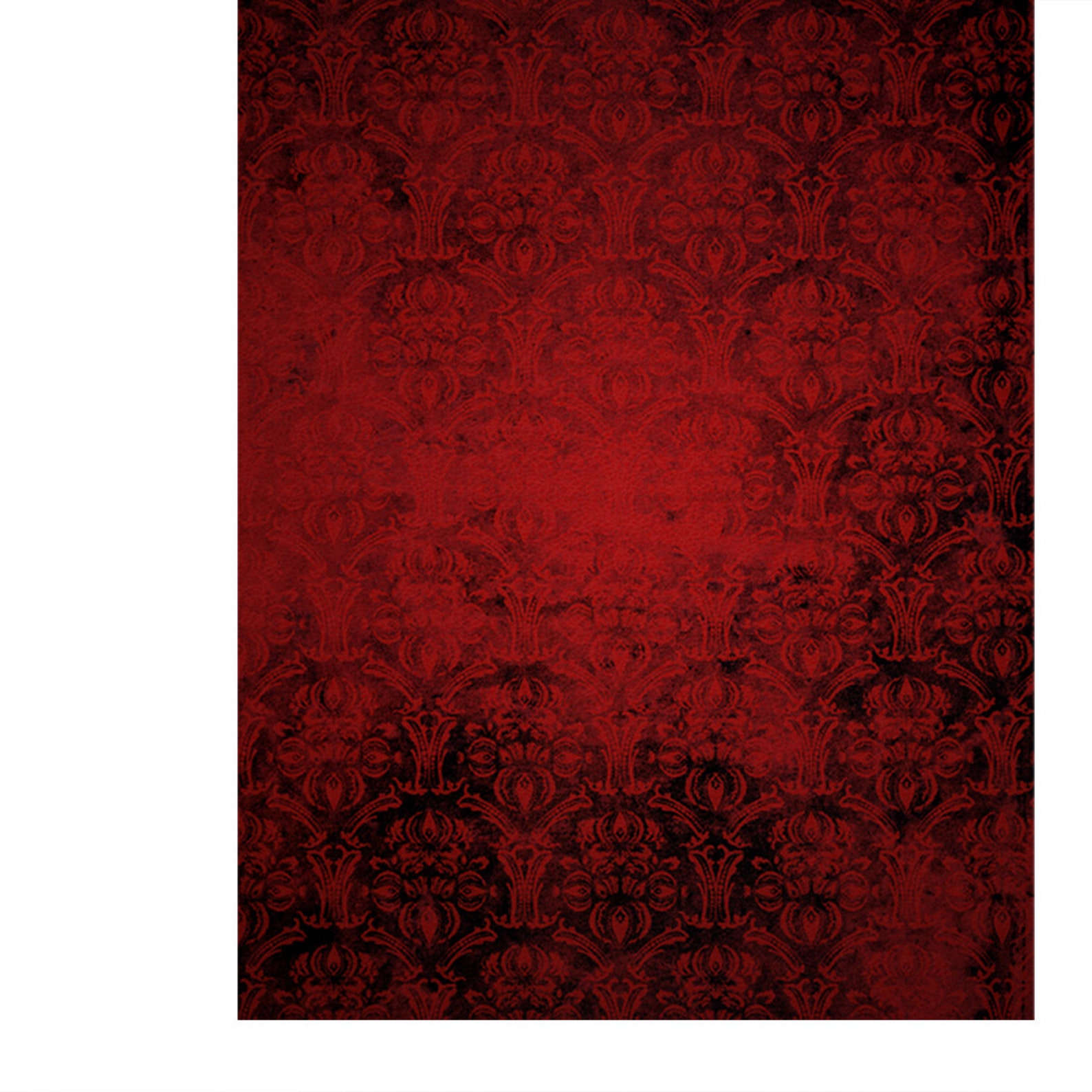 Red Grunge Seamless Ornamental Wallpaper, Floral Pattern Wallpaper ...