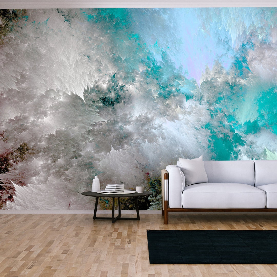 Fancy Paint Wallpaper Living Room Mural - Etsy