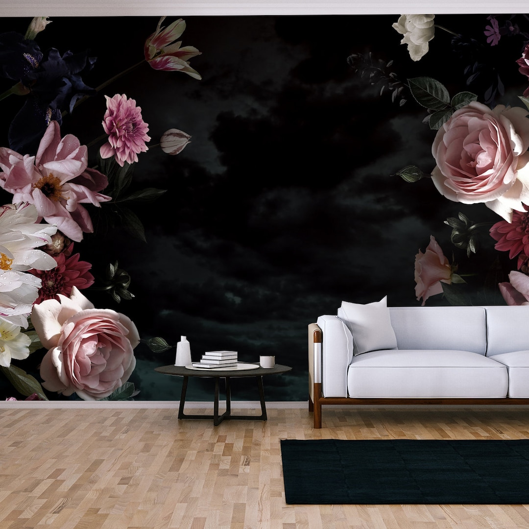 Vintage Floral Poster. Beautiful Garden Flowers. Peonies - Etsy