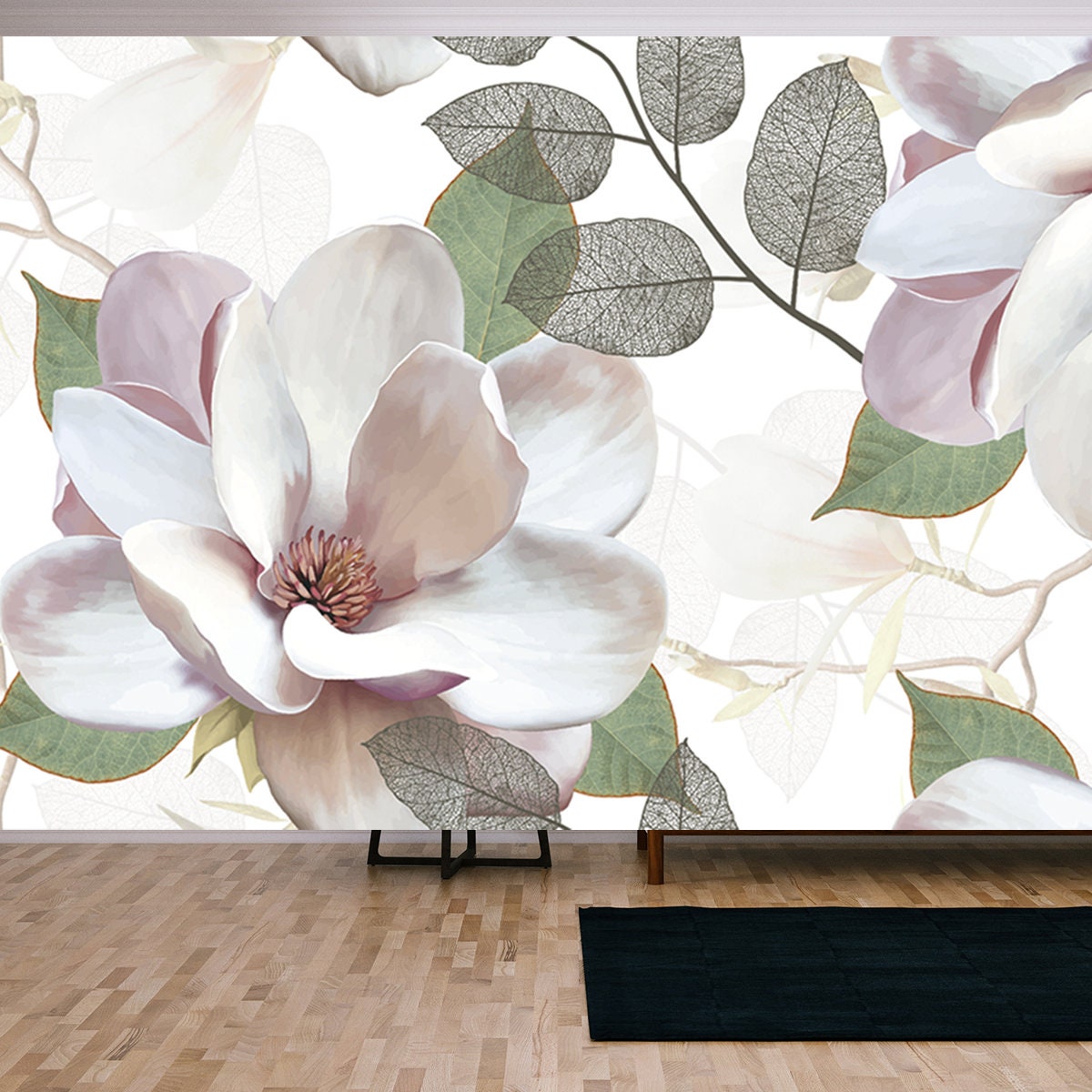 Seamless Ceramic Wall Tiles Design Flower Wallpaper Living Room Mural ...