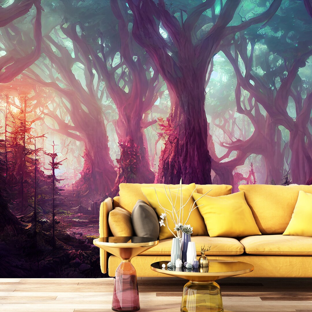 Feywild Magical Forest, Dungeons and Dragons Adventuring Wallpaper ...