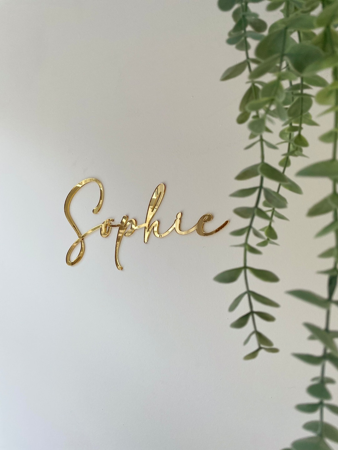 Mirror Acrylic, Personalized Name, Wall Decor, Party Decoration ...