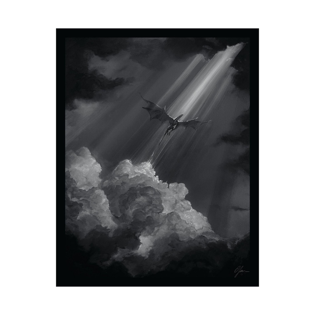 Flight Prints - by Olivia Rose James - Dragon, Fantasy, Wall Art ...
