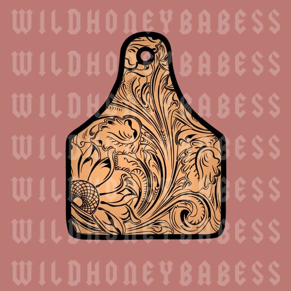 Leather Cattle Tags - Etsy