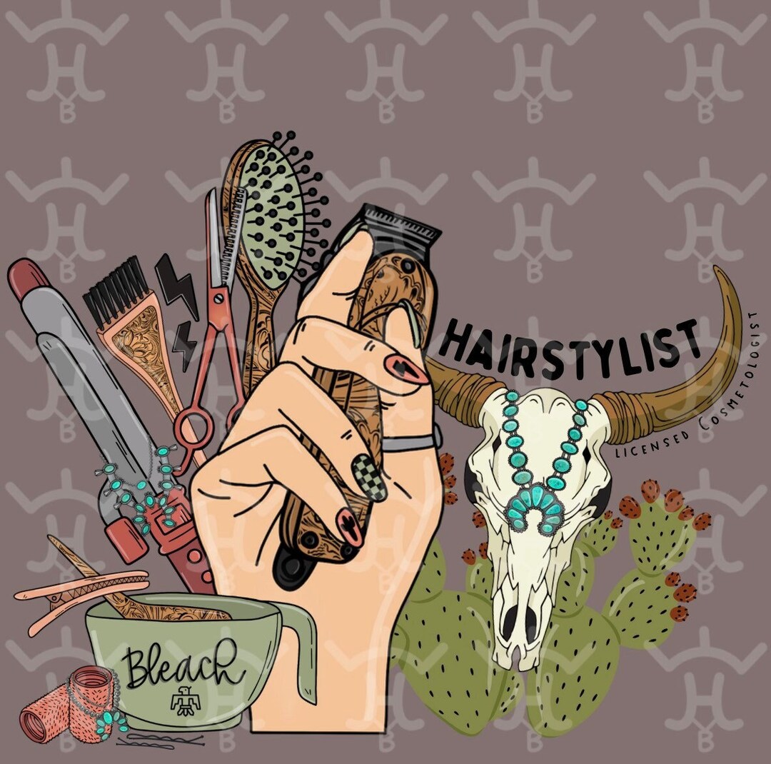 Western Hair Stylist Png, Slingin Hair Png, Western Slingin Hair Png ...