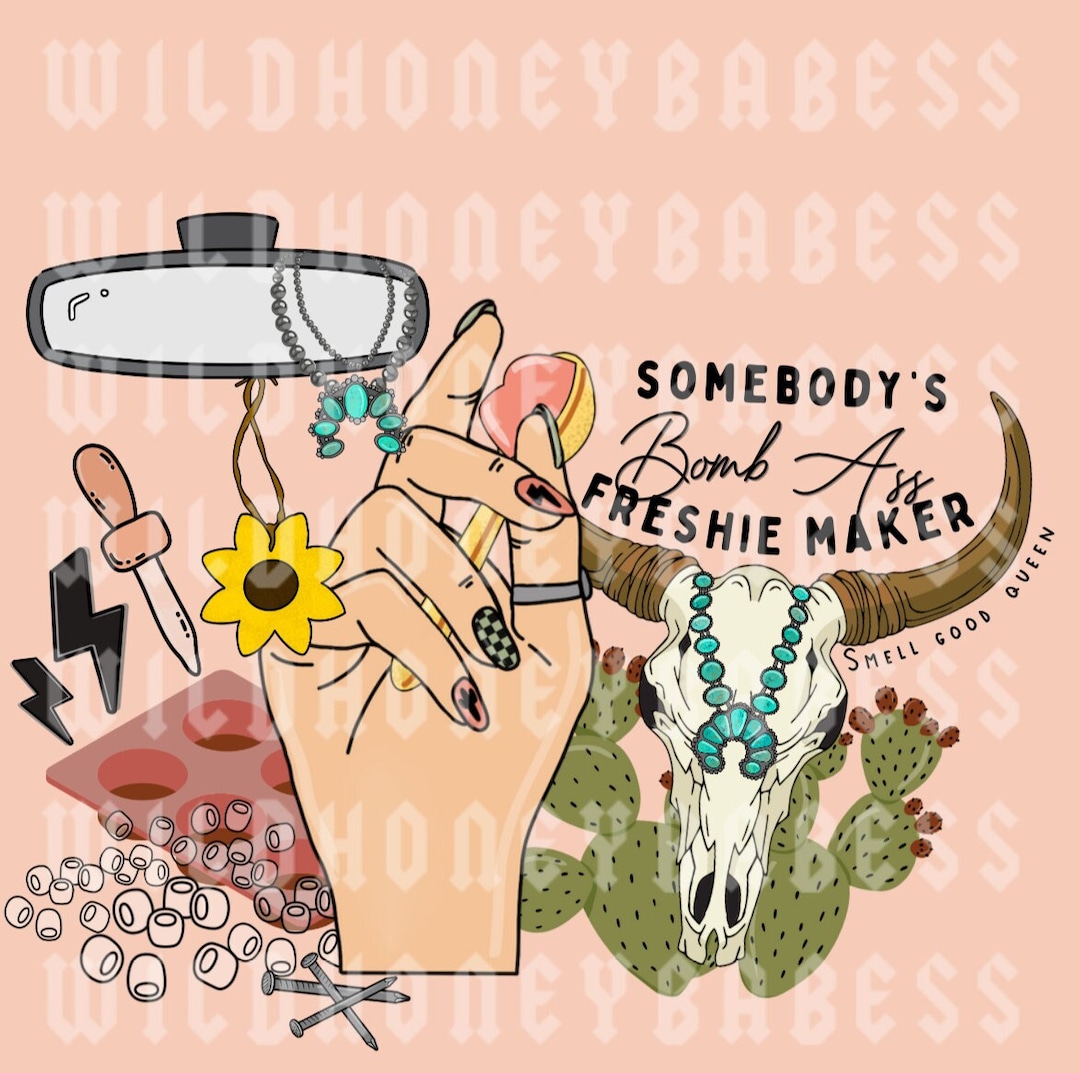 Western Car Freshie Maker Png, Western Freshie Png, Western Car Freshie ...