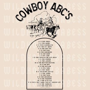 Cowboy Abcs Png, Western Alphabet, Cowboy Alphabet Png, Cowboy Png ...