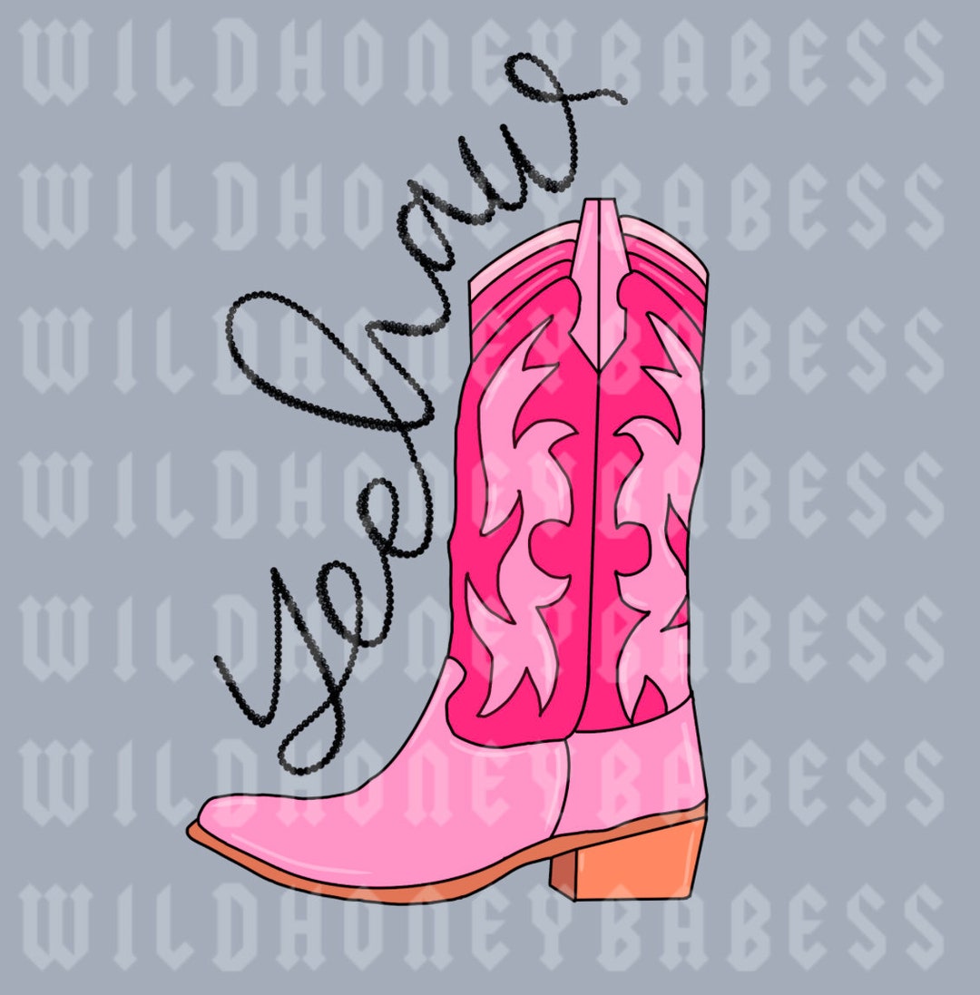 Yeehaw Cowboy Boot Png, Yeehaw Png, Cowboy Boot Png, Cowboy Png ...
