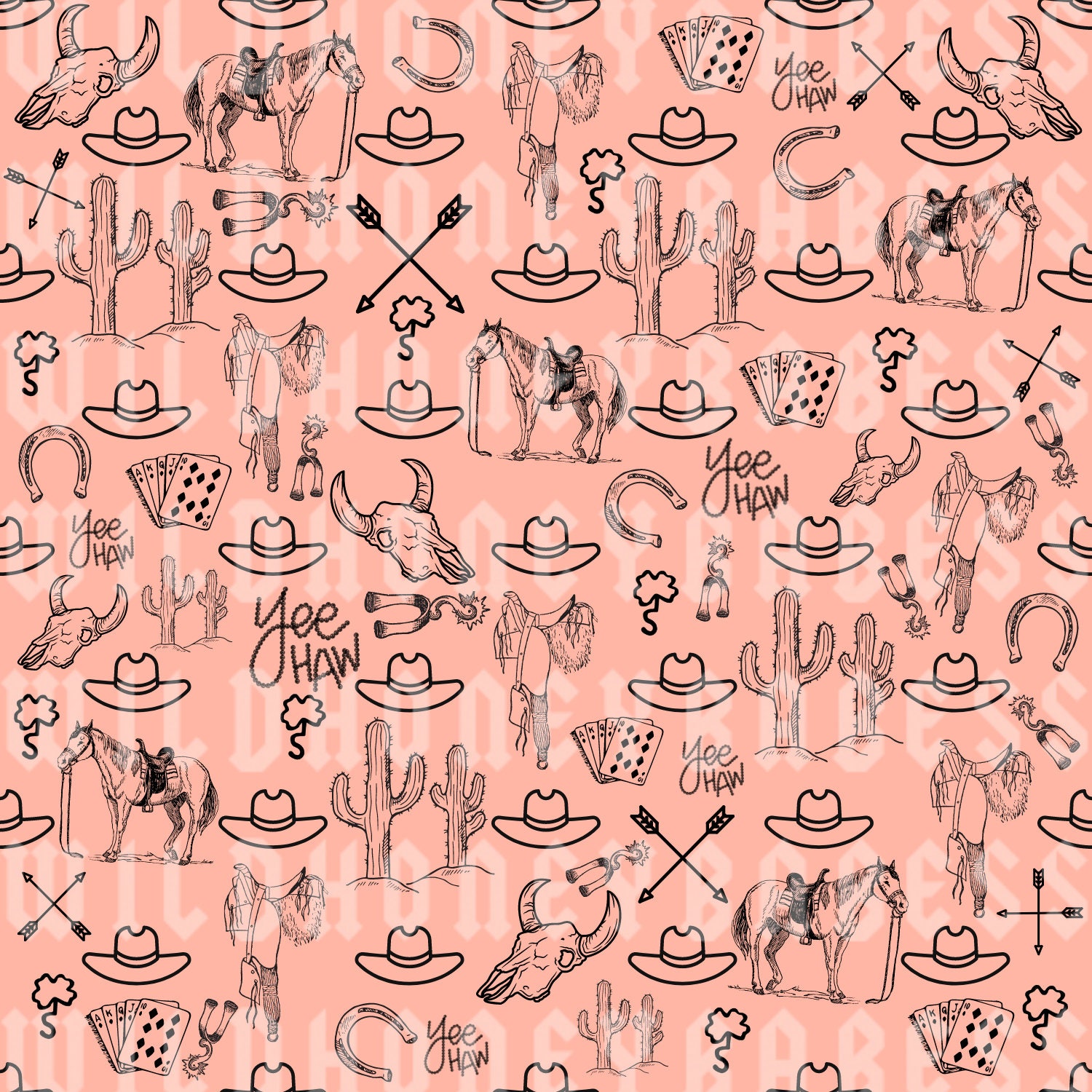 Southwest Seamless Png Cowboy Png Ranch Png Cowpoke Png - Etsy Hong Kong