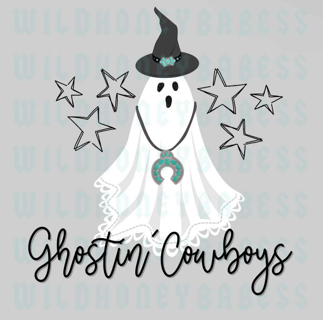 Ghostin Cowboys Png, Cowboy Ghost Png, Spooky Season, Halloween Png ...