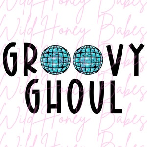 Groovy Ghoul Png Western Halloween Png Groovy Halloween Png - Etsy