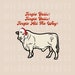 Jingle Balls Jingle All the Way Png, Jingle Bells Png, Cow Christmas ...