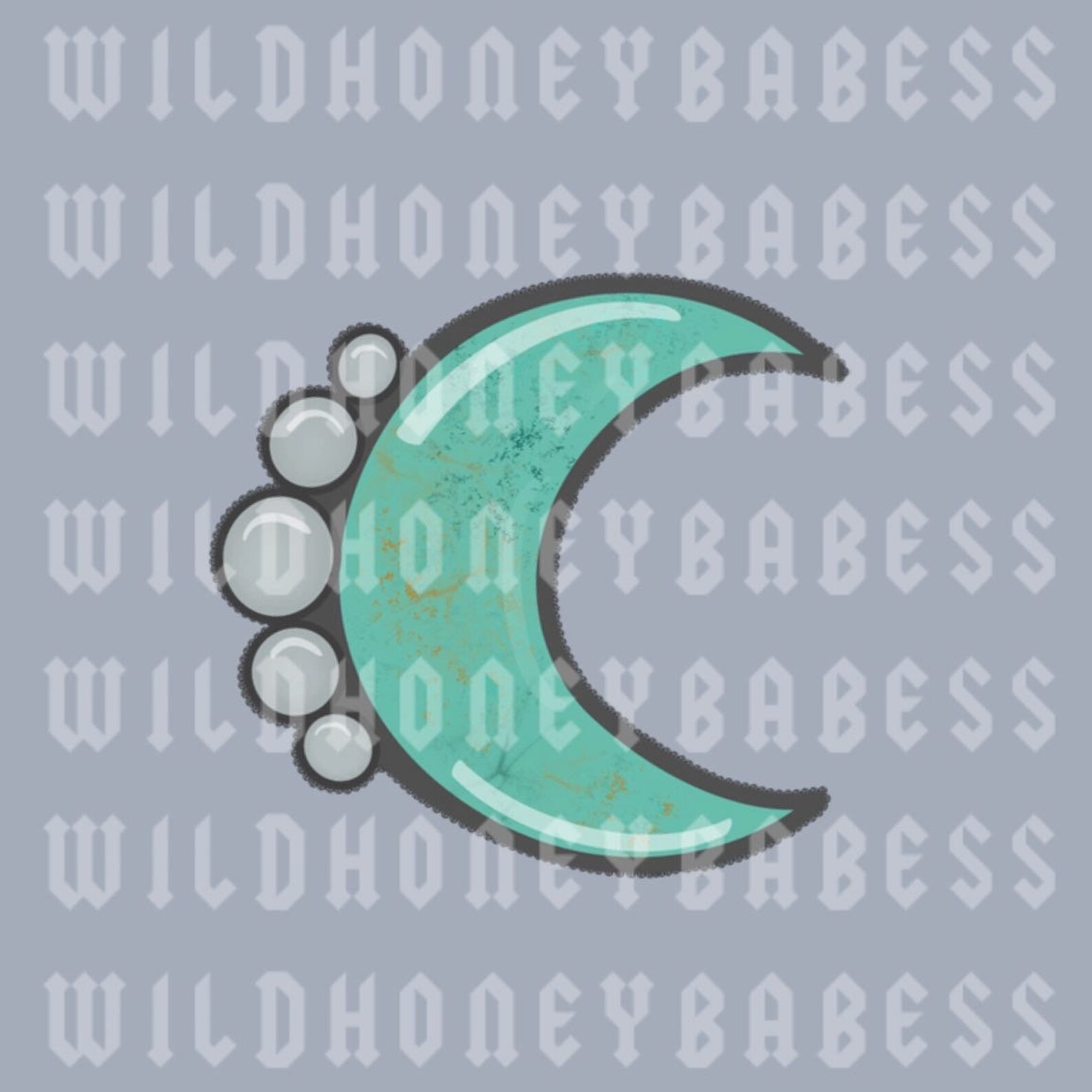 Turquoise Stone Moon Png BUNDLE Turquoise Stone Png Moon - Etsy