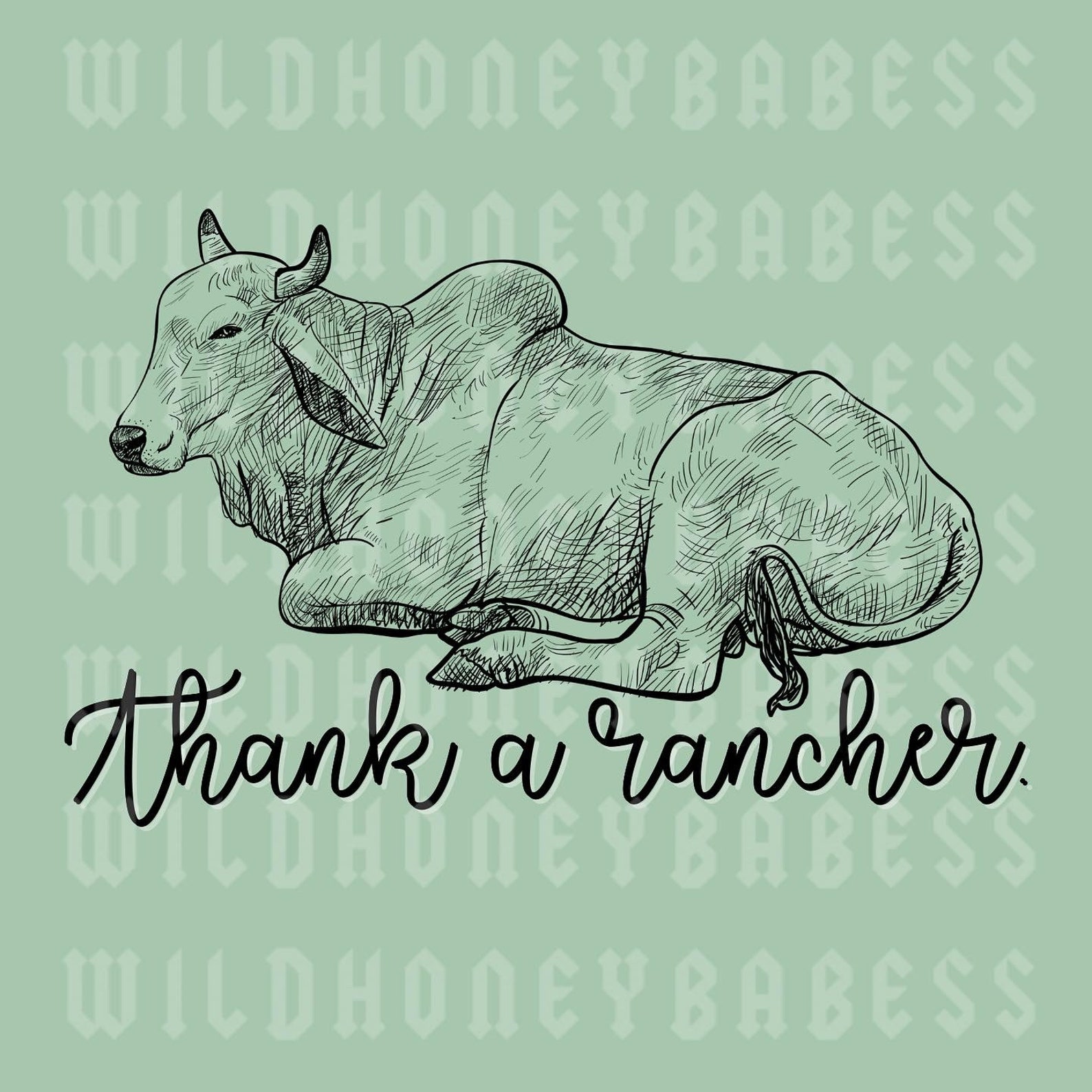 Thank A Rancher Png Bundle Rancher Png Cowboy Png Punchy - Etsy