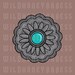 Turquoise Concho Png, Turquoise Png, Concho Png, Western Png, Boujee ...