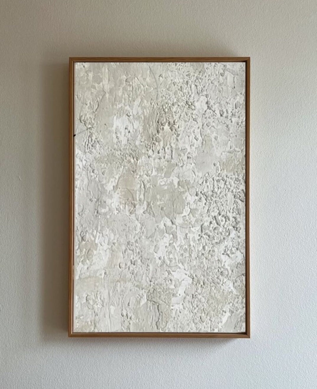 LUNA Canvas Custom Frame Optional Abstract Textured Wall Art Modern ...