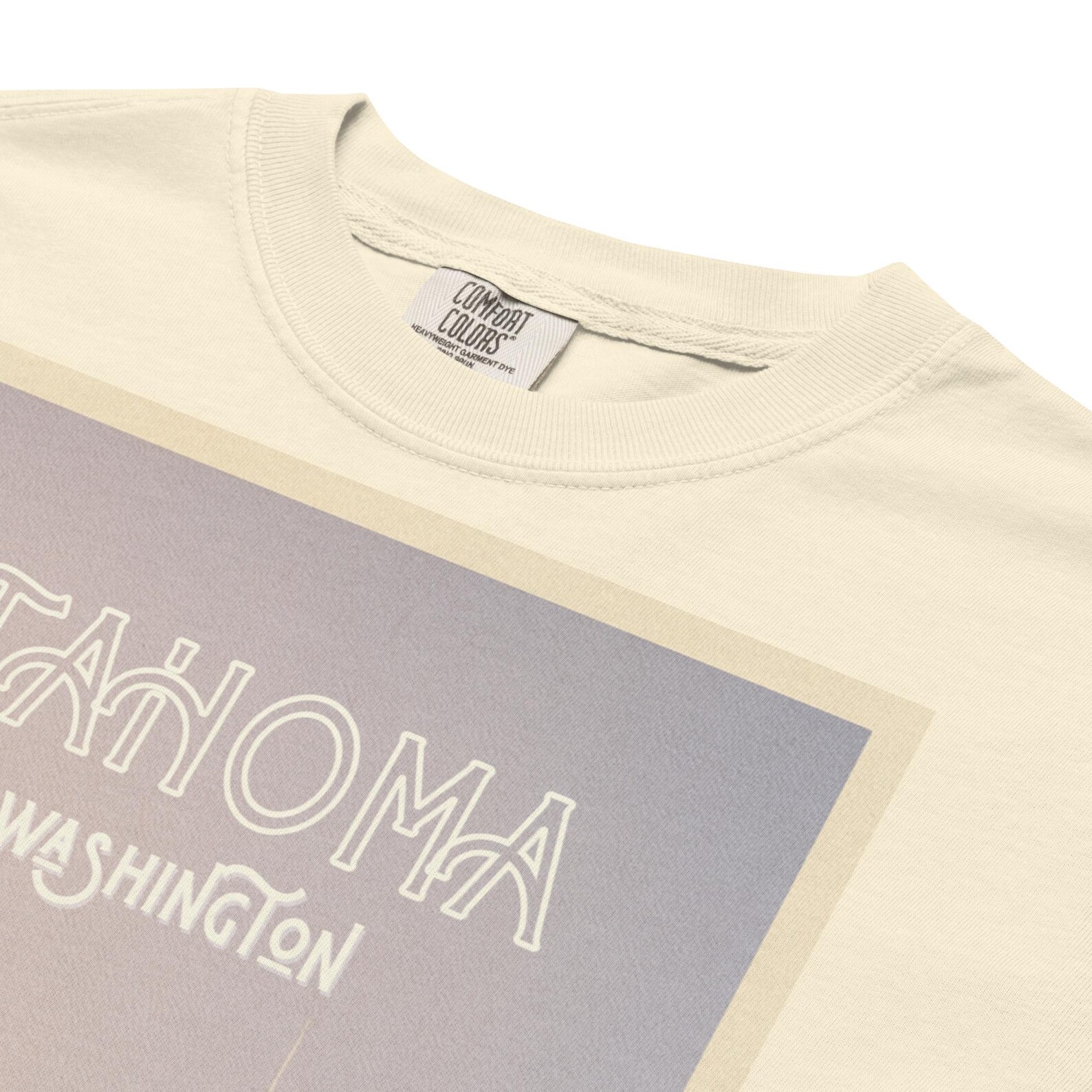 Tahoma Washington Postcard T-shirt: Comfort Colors Unisex Tee - Etsy