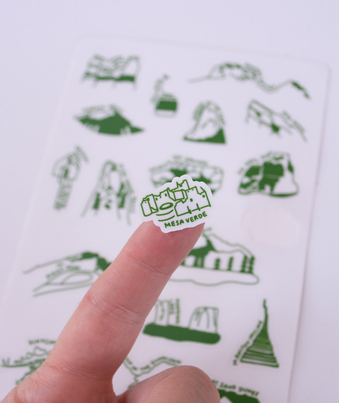 Colorado Nature Sticker Sheet // Label Stickers for Planner, Journal ...
