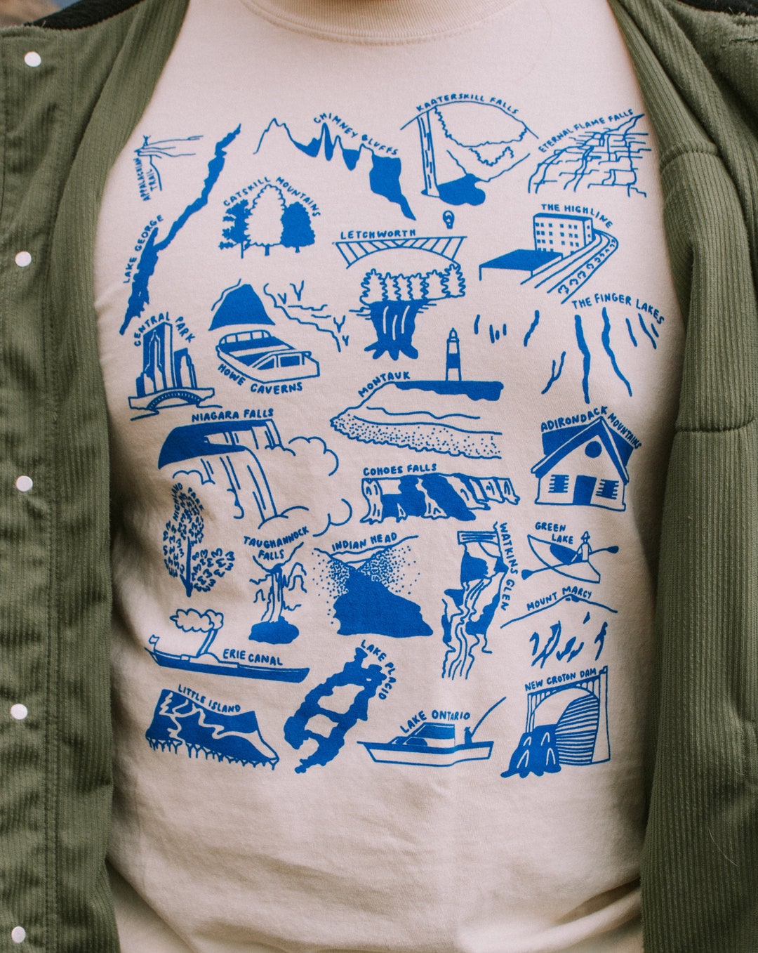 New York Nature Checklist T-shirt - Etsy