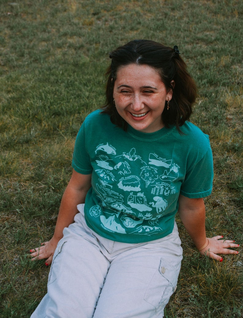 Washington Nature Checklist T-shirt: Comfort Colors Souvenir Tee - Etsy