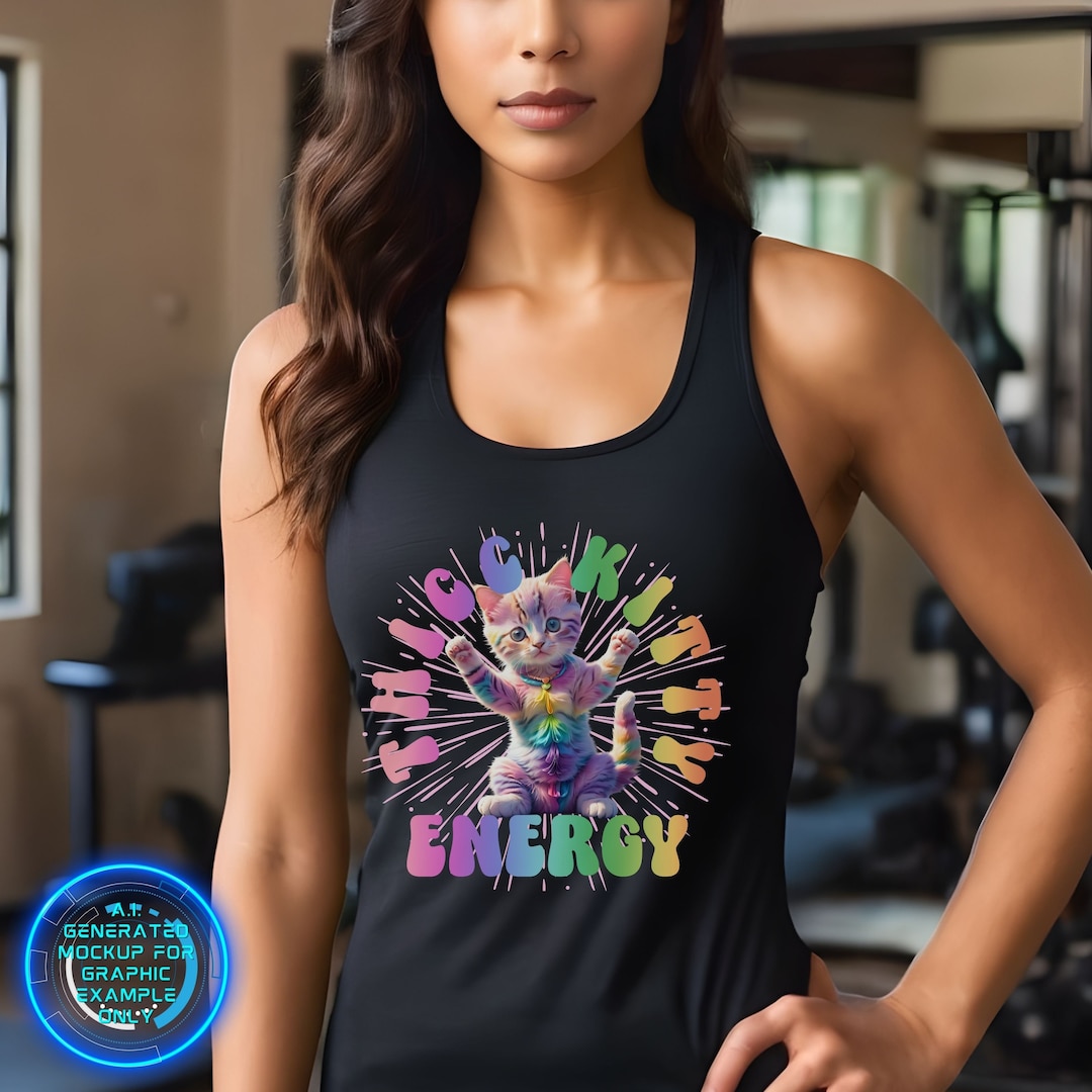 Cute Gym Tank Eyecatchy Workout Tanktop Lightweight Training Shirt ...