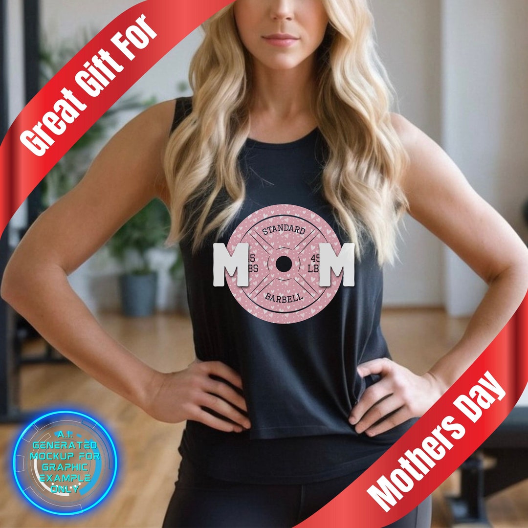 Fit Mom Tanks Muscle Shirt, Muscle Mommy Tshirt, Mothers Day Gym Tee ...