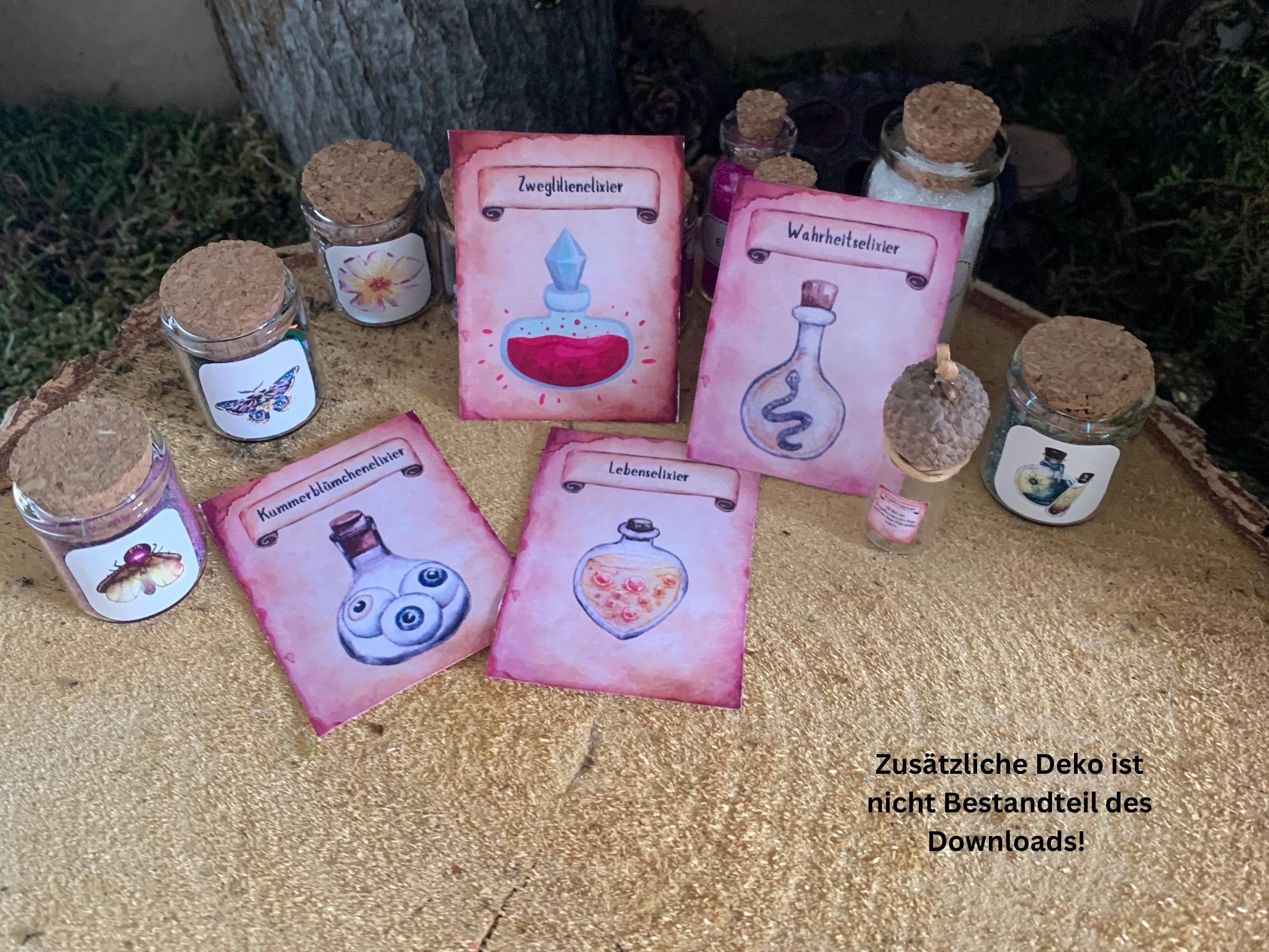 Magic Potions Poster for Your Gnome Magic Lab Gnome Template - Etsy