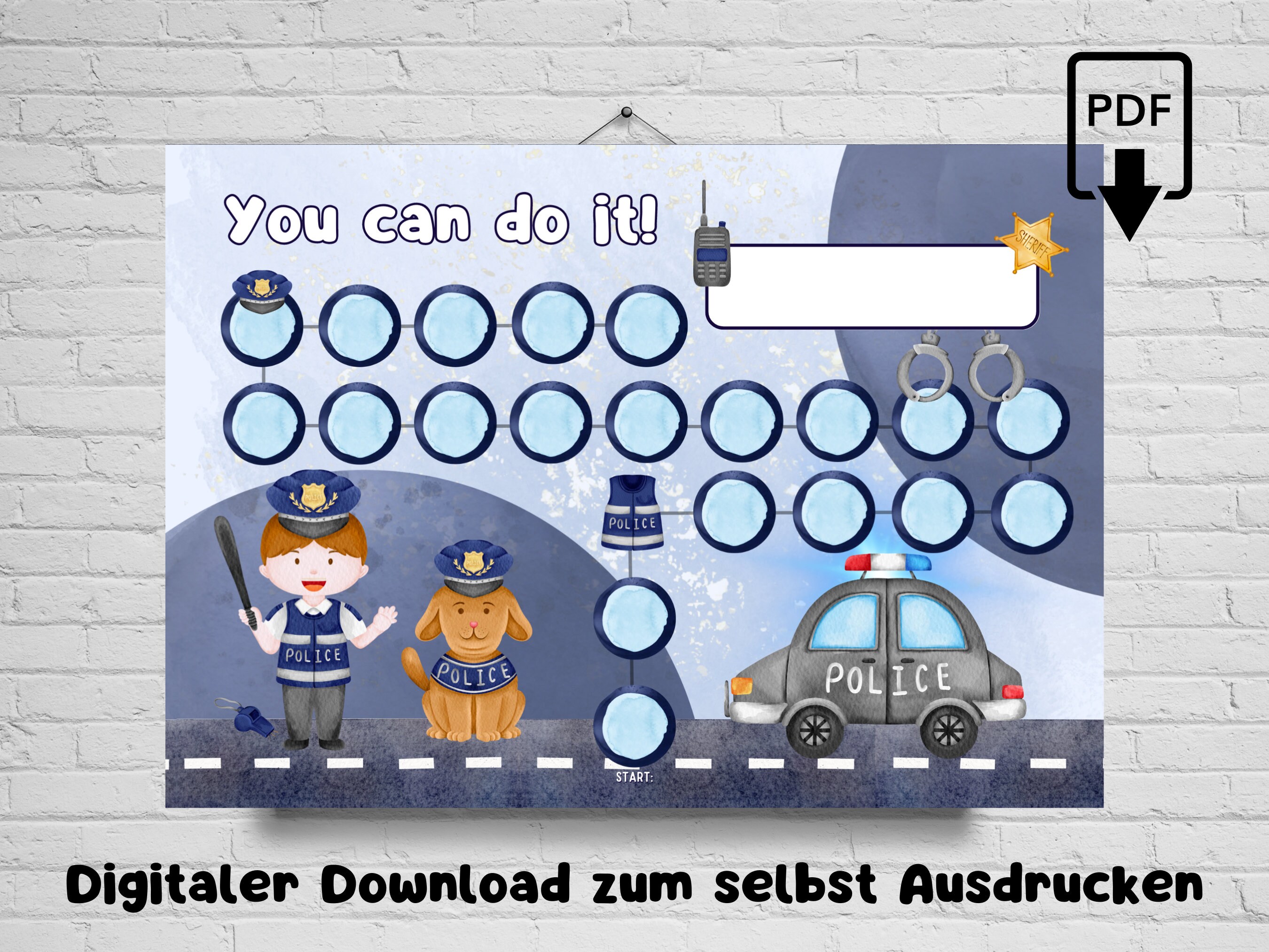 Police Reward Board to Print I Police Reward Board PDF - Etsy