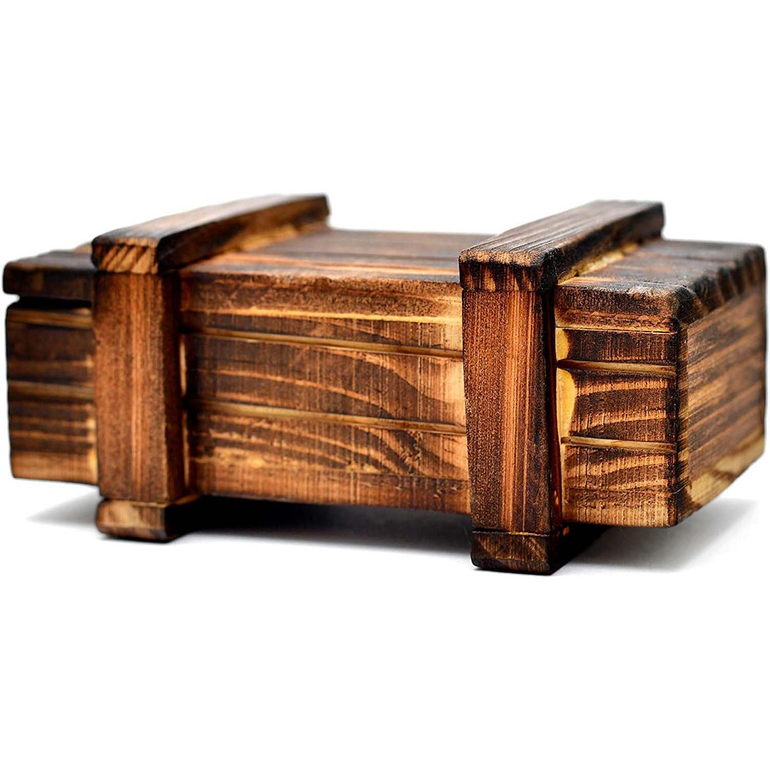 Small Puzzle Box - Wooden Gift Box for Money Gifts for Weddings ...