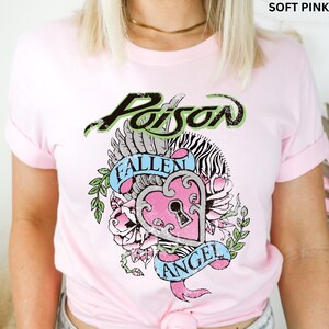 Poison Band Tee 80s Retro Vintage Band T Shirt Bella Canvas Shirt Heavy ...
