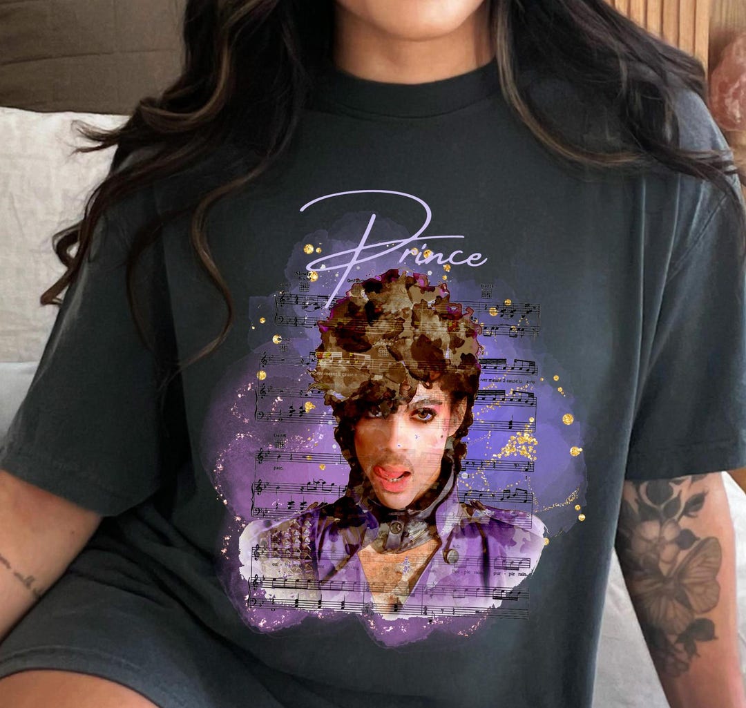 Prince Shirt Music Legend Tee 80's Band Tee Purple Rain T Shirt ...