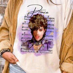 Prince Shirt Music Legend Tee 80's Band Tee Purple Rain T Shirt ...