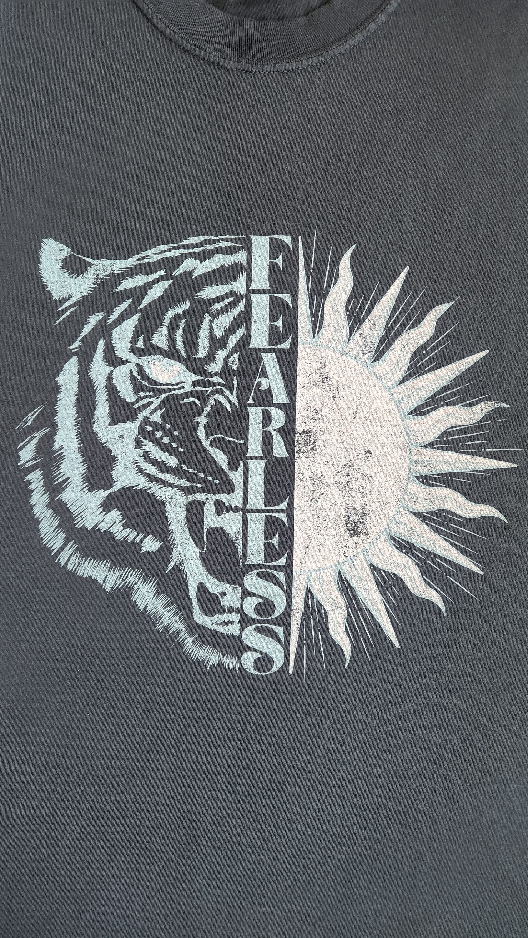 Women's Graphic Tee Vintage Fearless Tiger , Tee sold by ChristinKelly | SKU 38773927 | 70% OFF ...