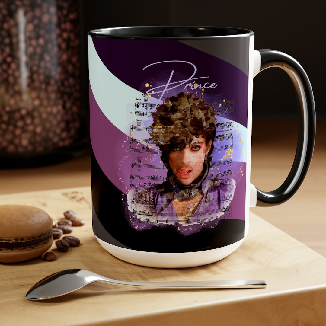 Prince Mug 80s 90s Retro Coffee Mug Pop Music Legend 15oz Gift Coffee ...