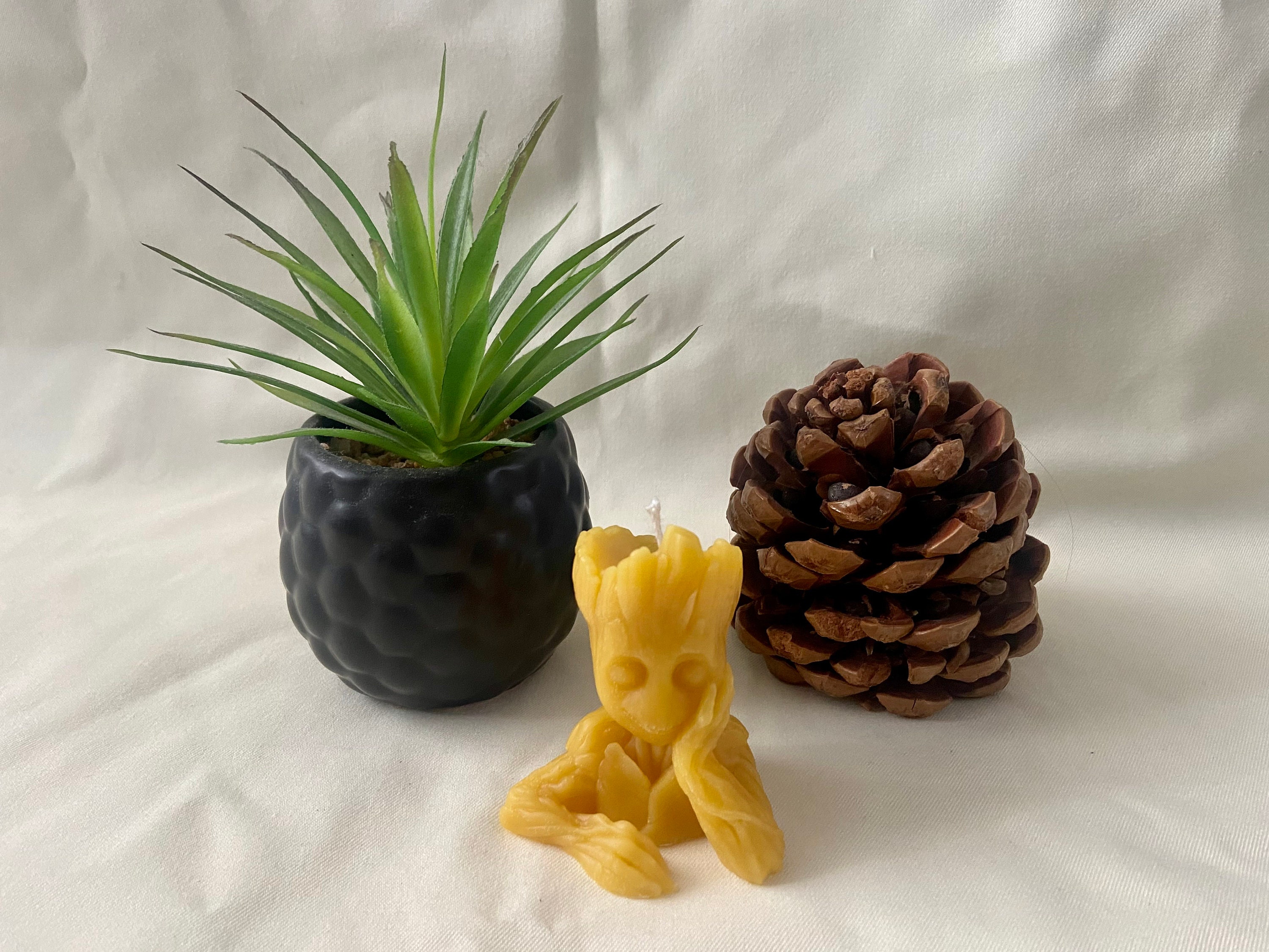 Groot Candle | Tree Man Gromit Candle | Beeswax Candle | Gift Candle ...