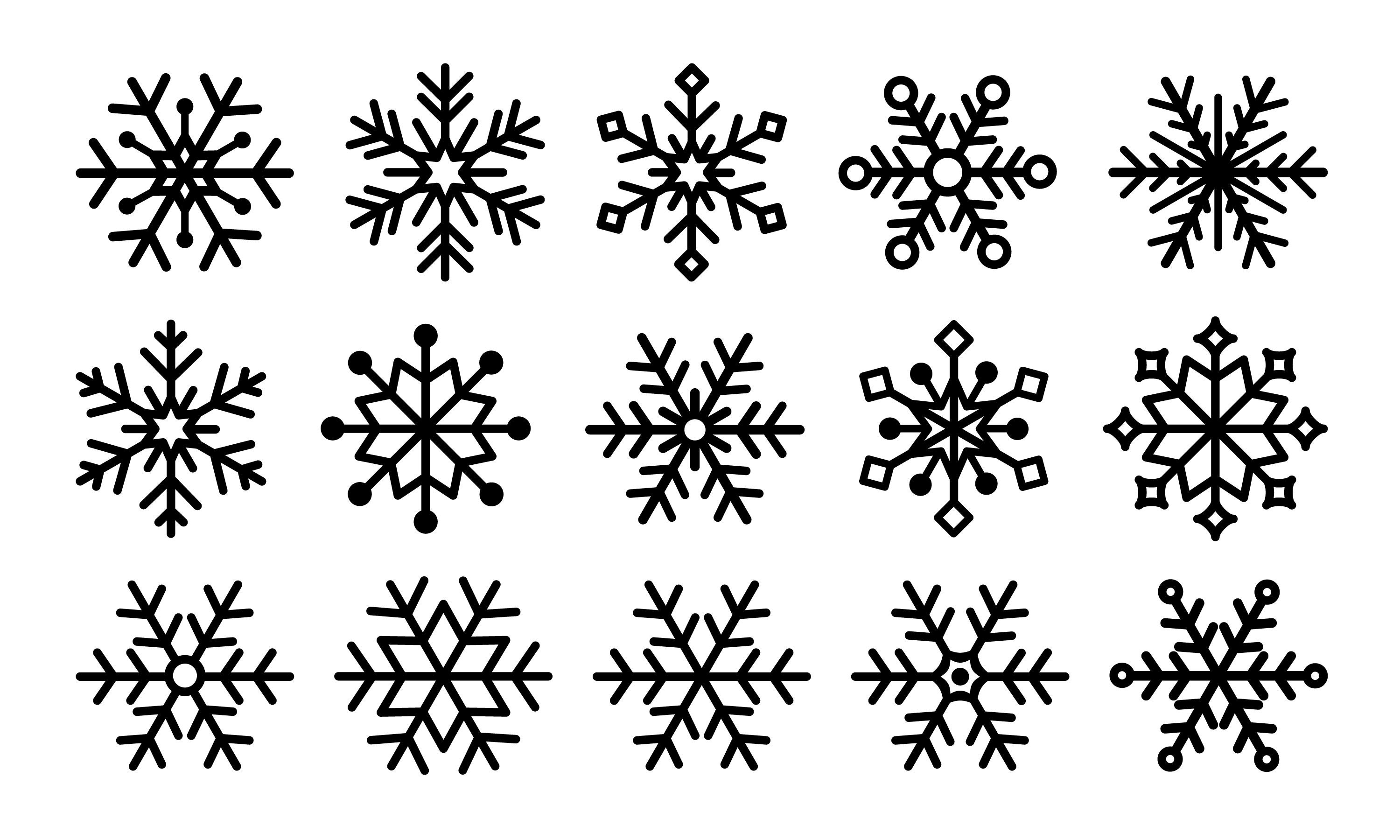 Snowflake SVG Bundle, Winter Christmas Svg, Snow Flake Svg, Snowflake ...
