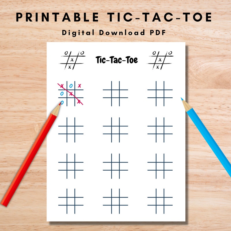Vintage Tic Tac Toe - Etsy
