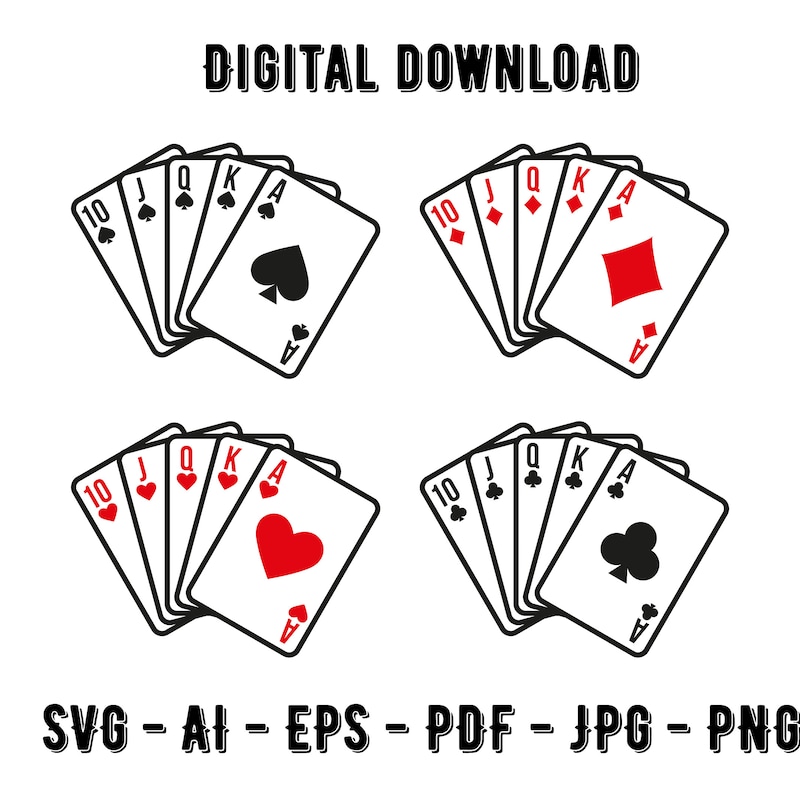 Cricut Playing Cards Svg - Etsy