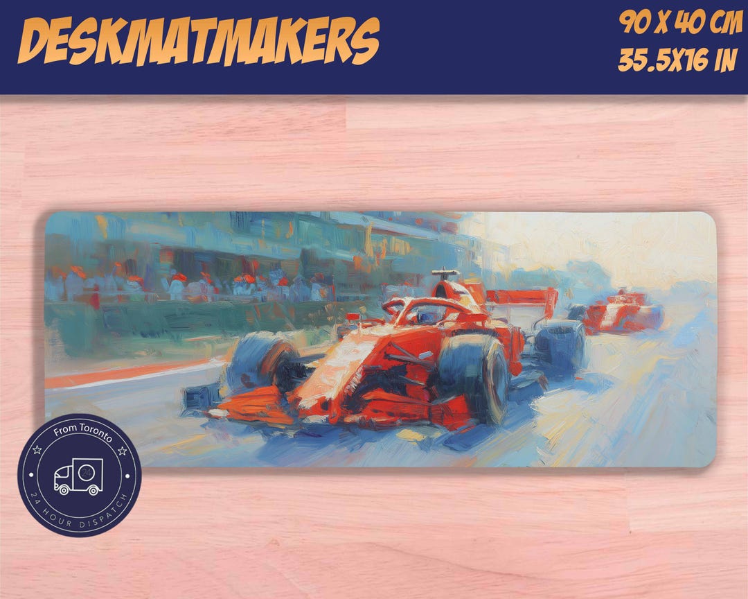 Formula Race Car Mouse Pad, Abstract F1 Art Desk Mat, Motorsport ...