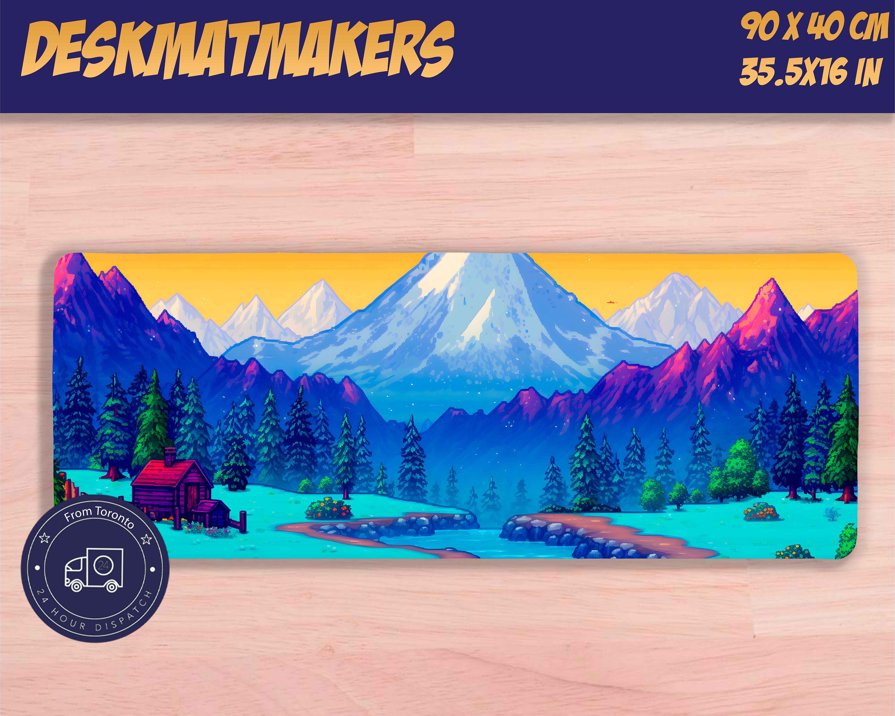 Stardew Valley Desk Mat, FPV Stardew Valley Farm Mousepad, Cottage by ...